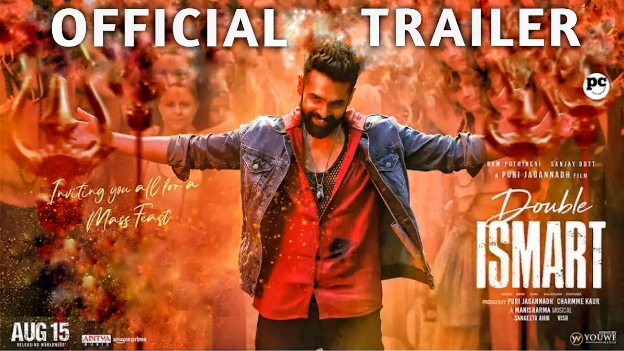 Double Smart Official Trailer | Ram Pothineni, Sanjay Dutt | Double ...