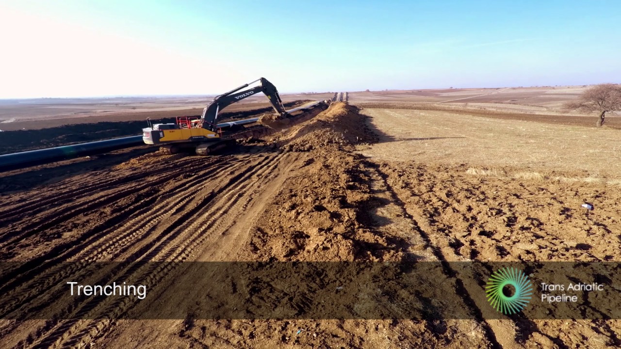 TAP: Time-lapse pipeline construction HD (Under license) - YouTube