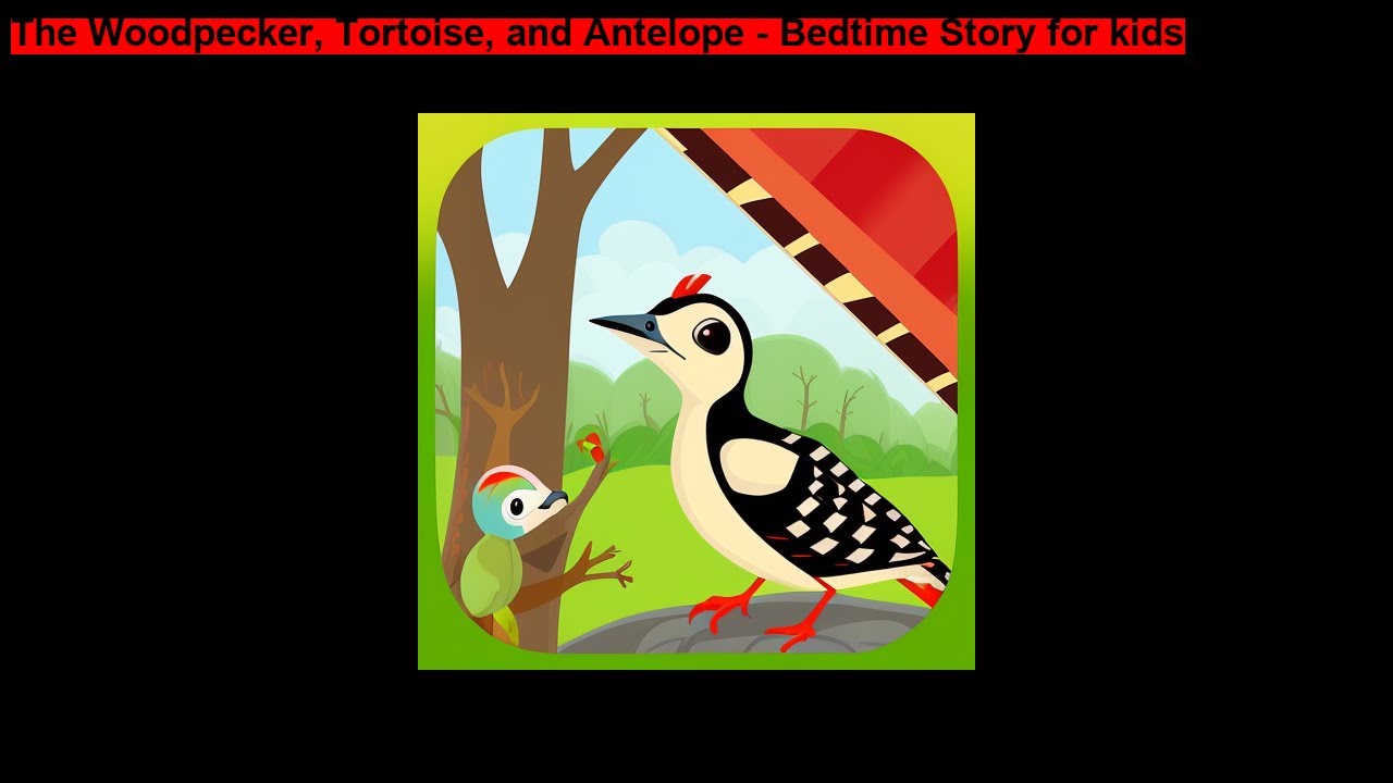 The Woodpecker, Tortoise, and Antelope Bedtime Story for kids - YouTube