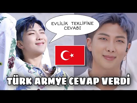 RM'İN Türk armye ve evlilik teklifine yanıtı?