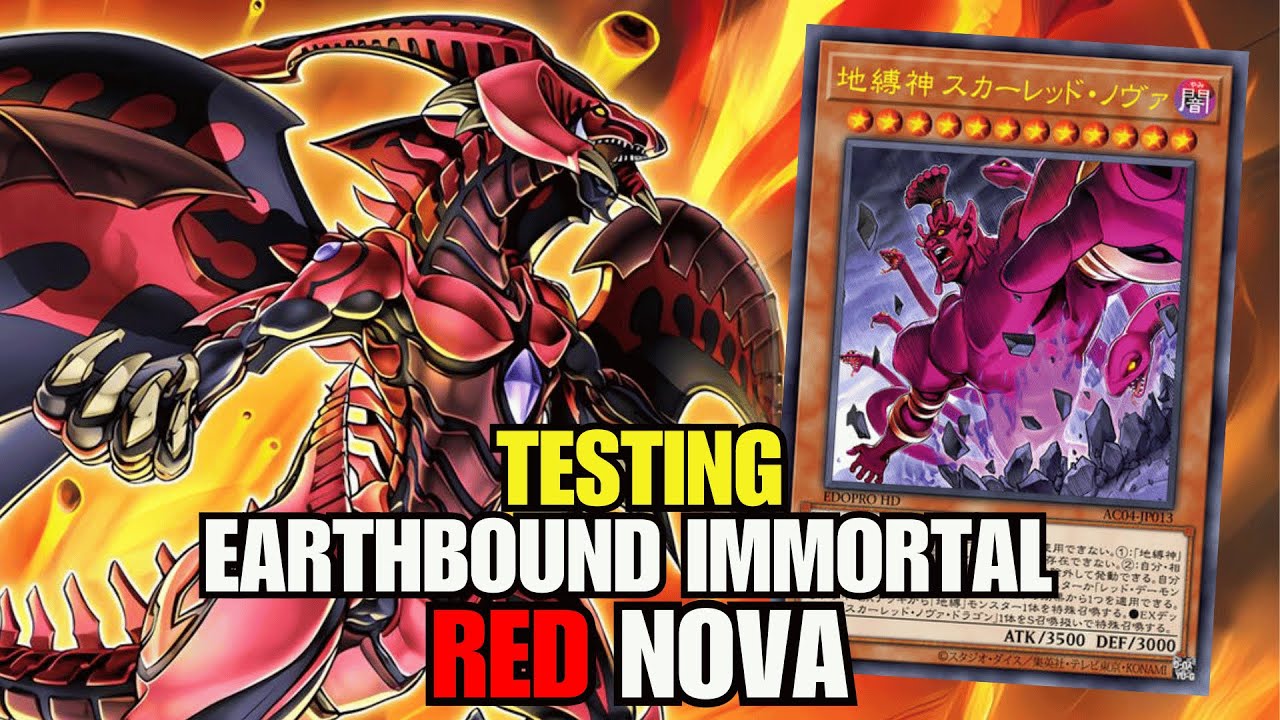 BEST Earthbound Immortal Red Nova Deck Profile! UNDEFEATED! - YouTube