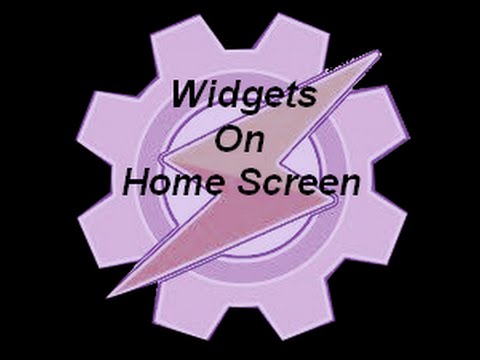tasker tutorials: widgets for home screen - YouTube