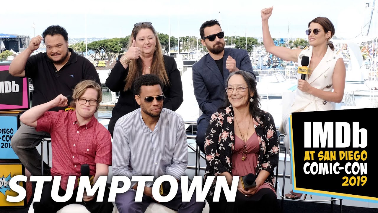 Cobie Smulders, Jake Johnson and Cast of Stumptown Talk Spider-Man ...
