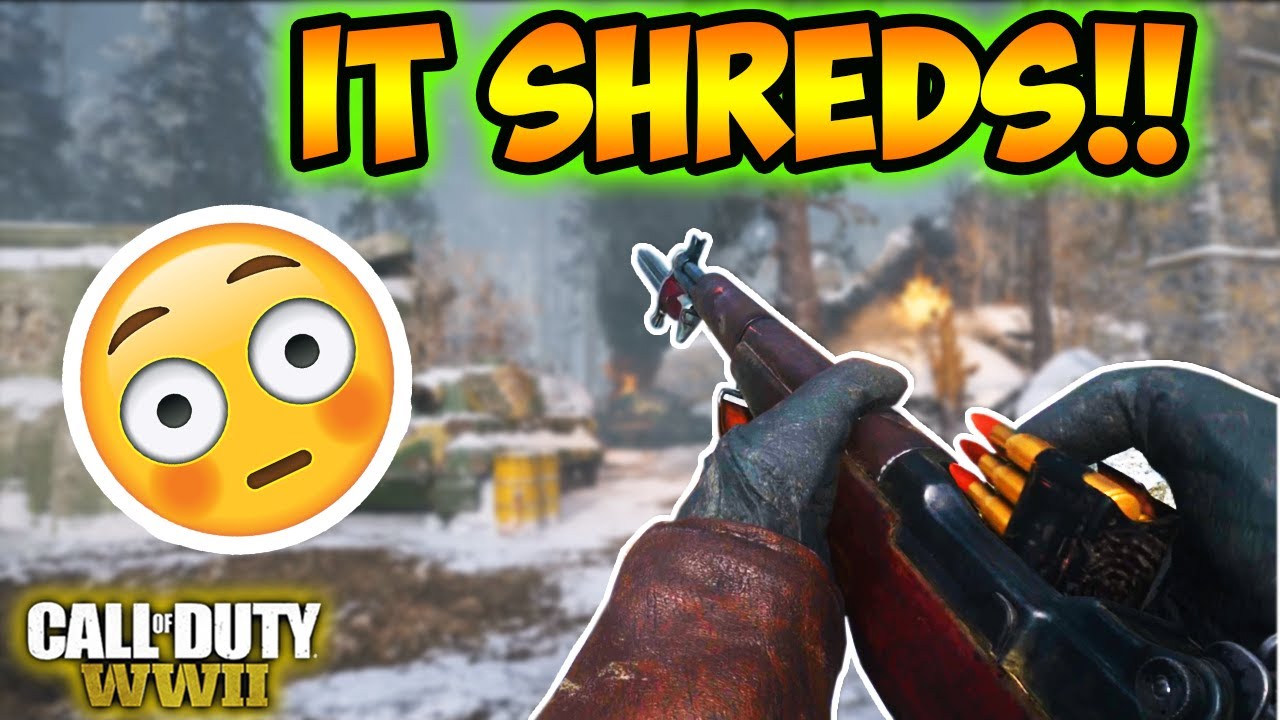 The M1 Garand SHREDS! (CoD WW2 Best Class Setup) - YouTube