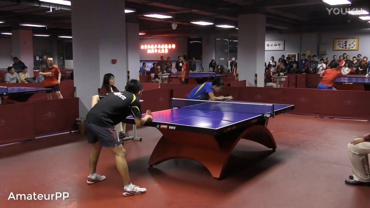业余乒乓 AmateurPP 精彩 #2 Cheng Jingqi vs Xin Zhaoxu - YouTube