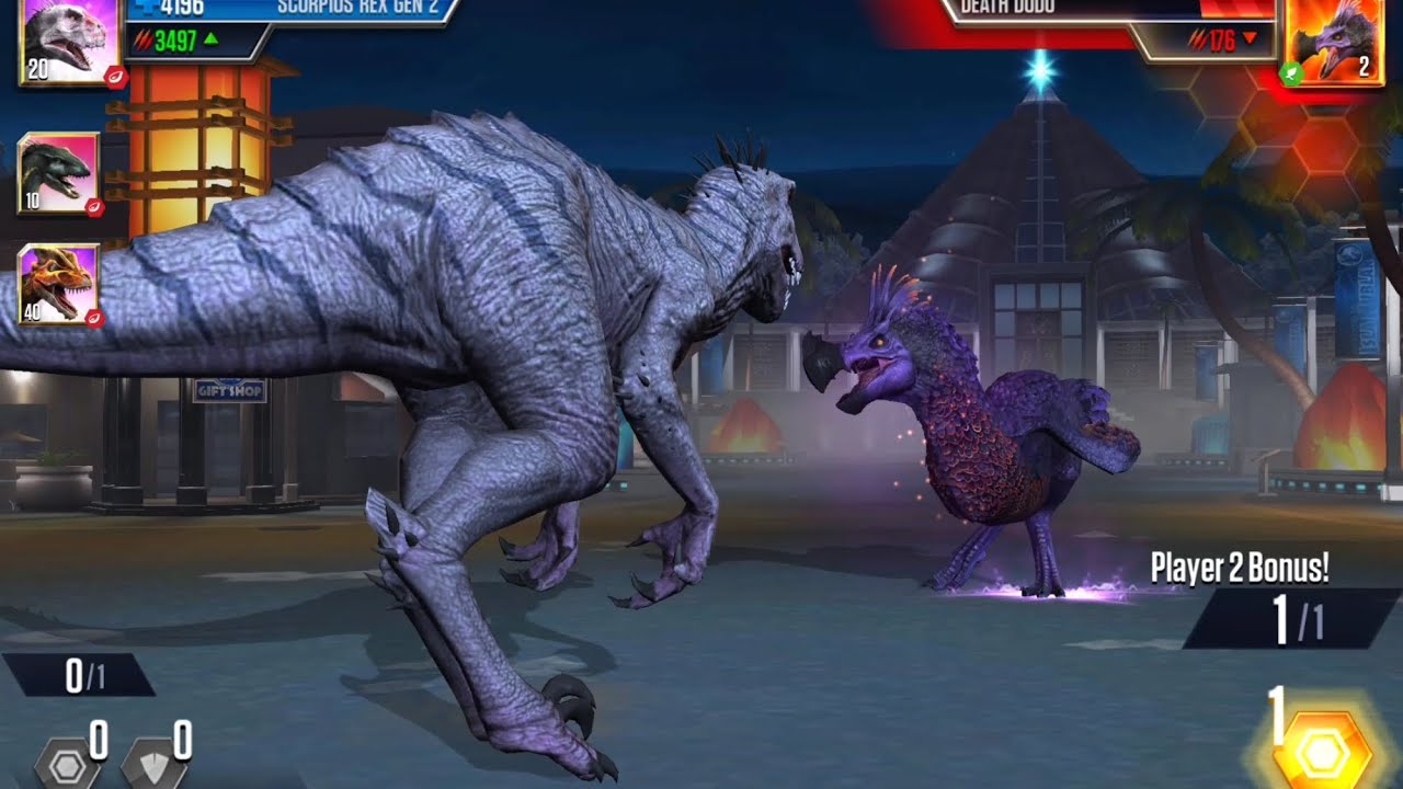 Fight The Death Dodo Boss; Jurassic World The Game - YouTube