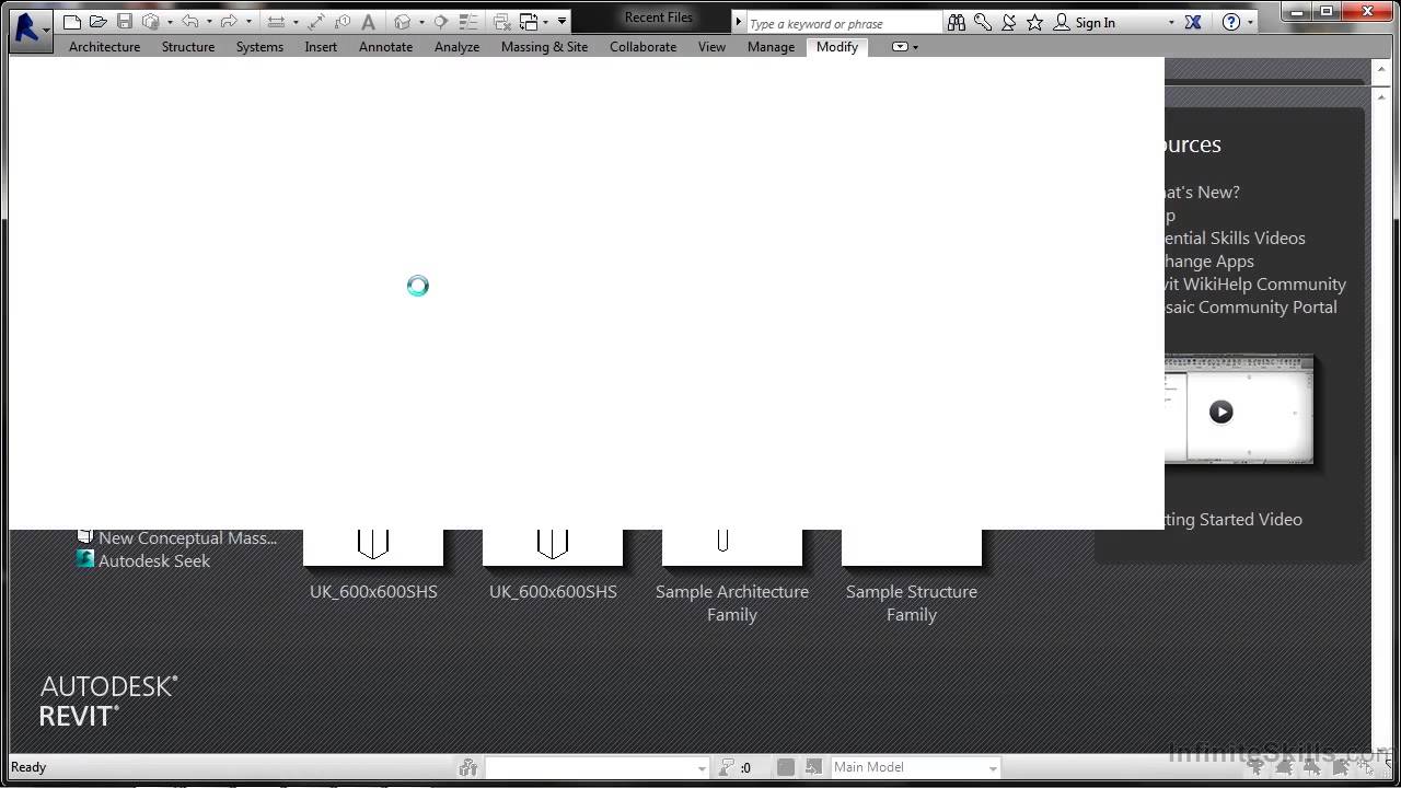 Advanced Revit Structure 2014 Tutorial | Preparing To Create Families ...