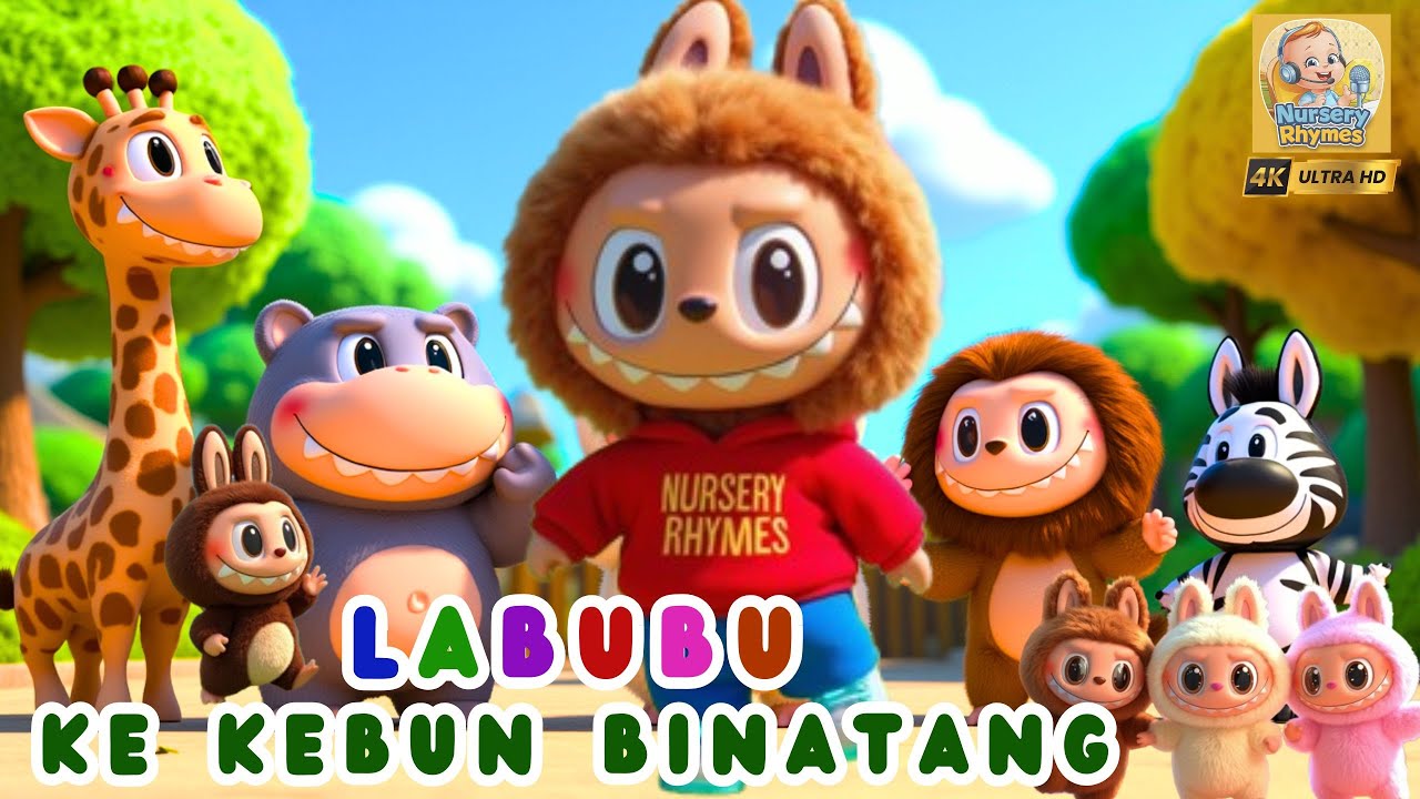 Labubu ke Kebun Binatang - Nursery Rhymes | Labubu Go to The Zoo ...