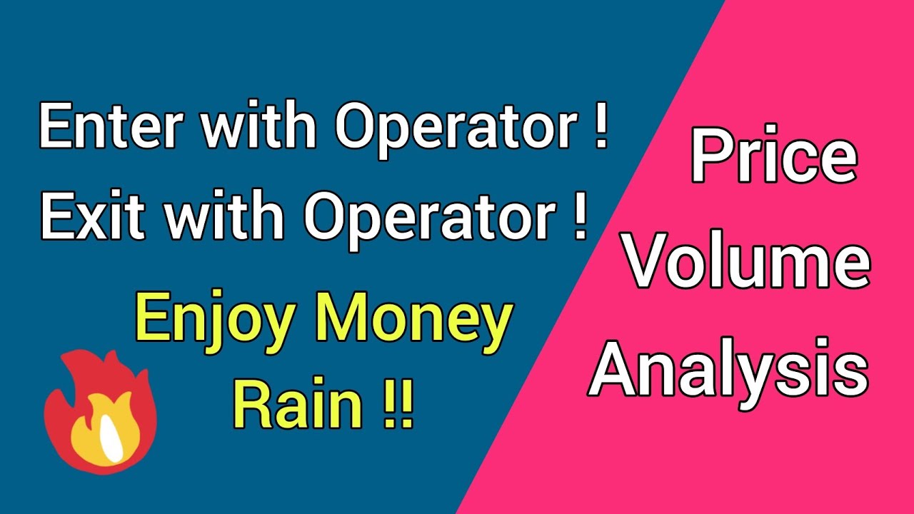 Make Money with Operators | Price Volume Analysis - YouTube