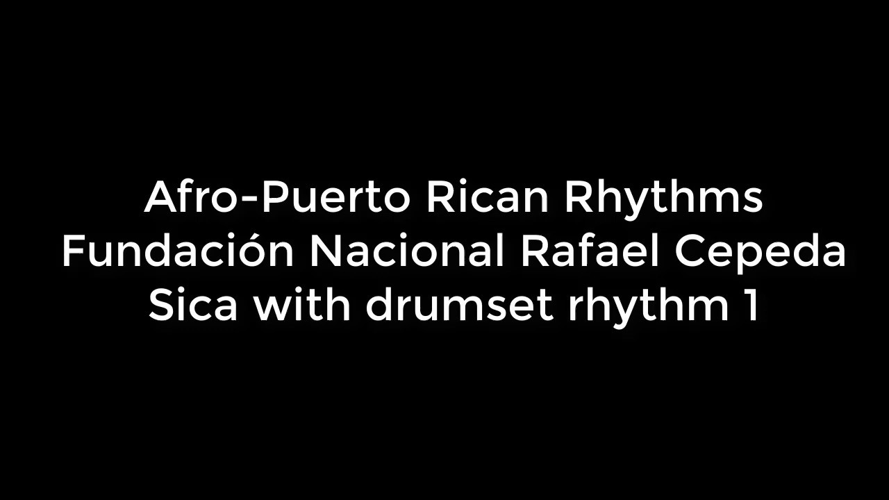 Sicá with Drum-set Rhythm 1 - YouTube