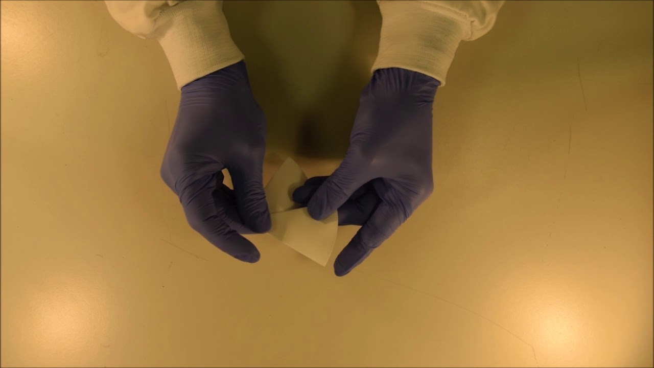 Fluting a Filter Paper - YouTube