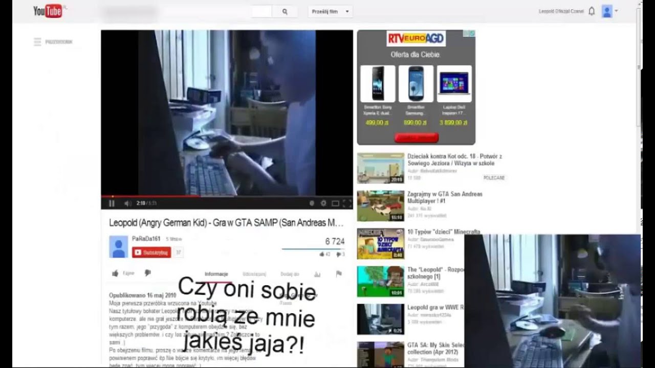 Zakuadam sfuj kanau na jutubie biczys! - YouTube