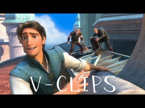 Tangled Flynn Rider Stealing Satchel | Disney's Tangled (2010) |clip #2 ...