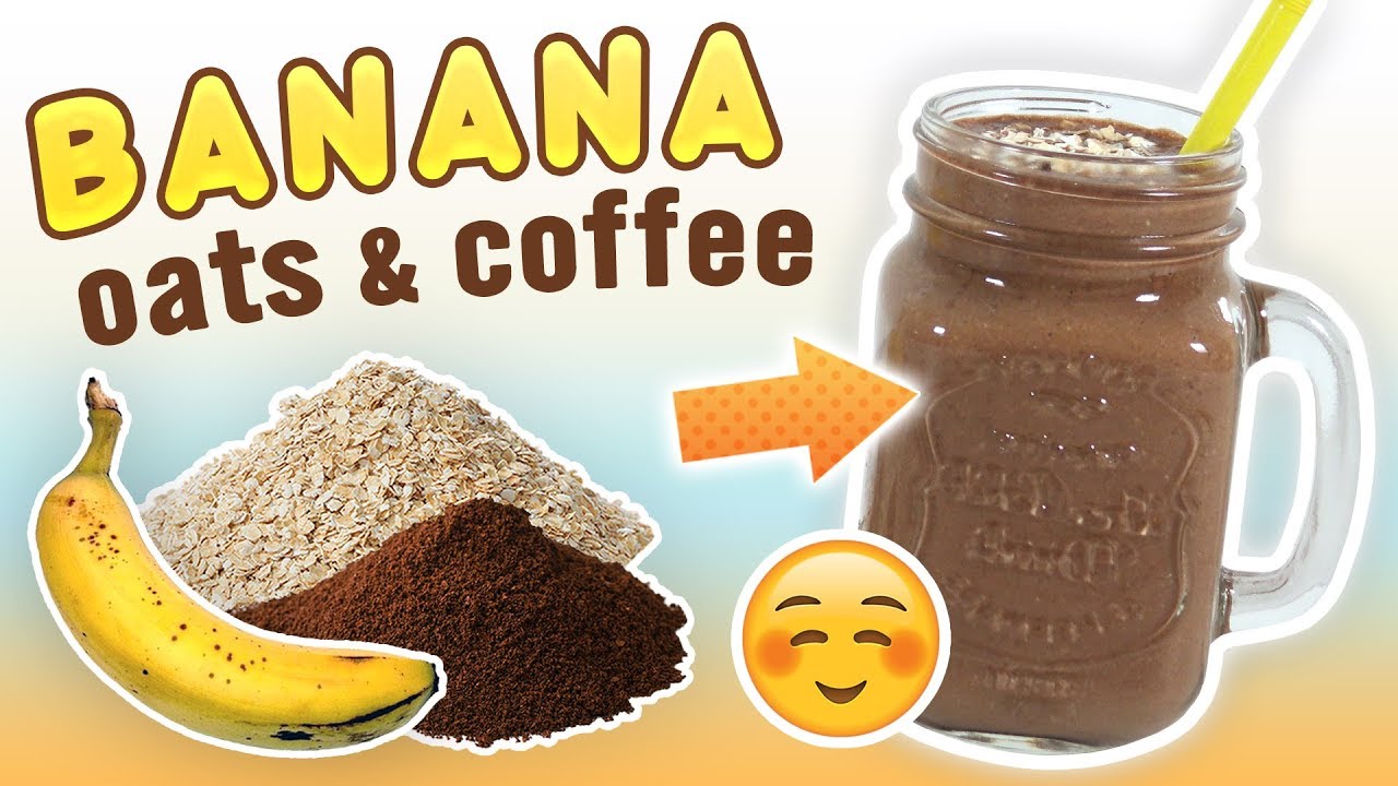 Banana Oat Coffee Smoothie (Breakfast Smoothie Recipe) - YouTube