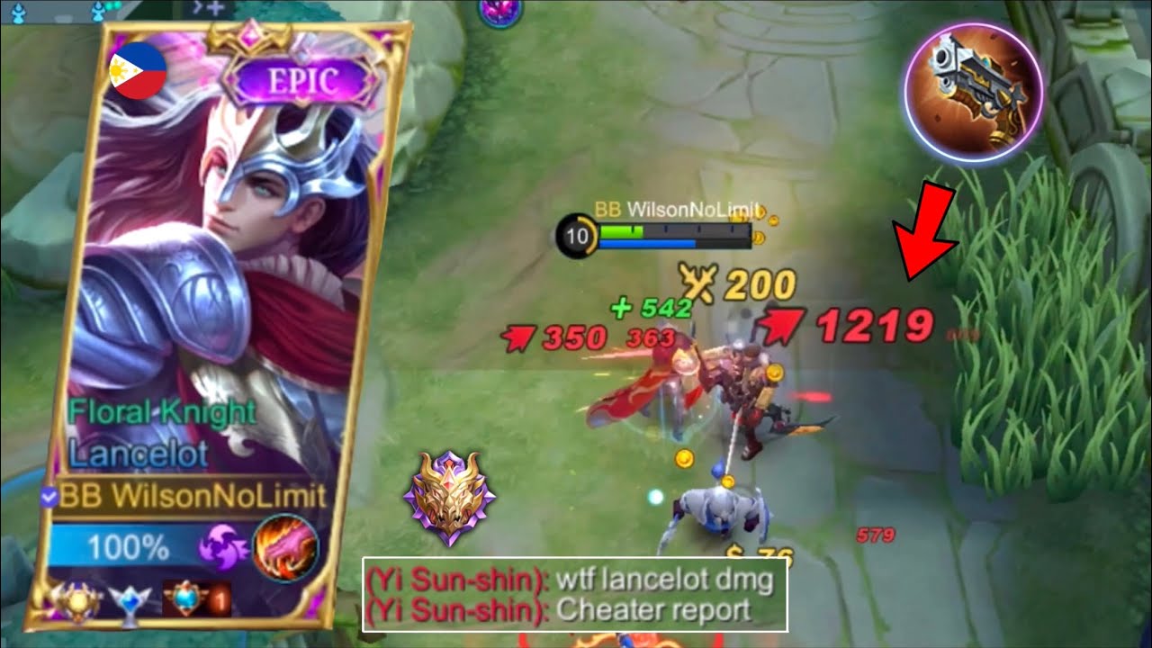 THIS IS HOW TO USE LANCELOT IN HIGH RANK!! + NEW LANCELOT ONE SHOT ...