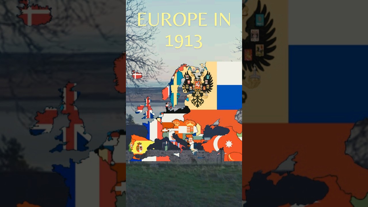 Europe in 1913 #mapping #geography #history - YouTube