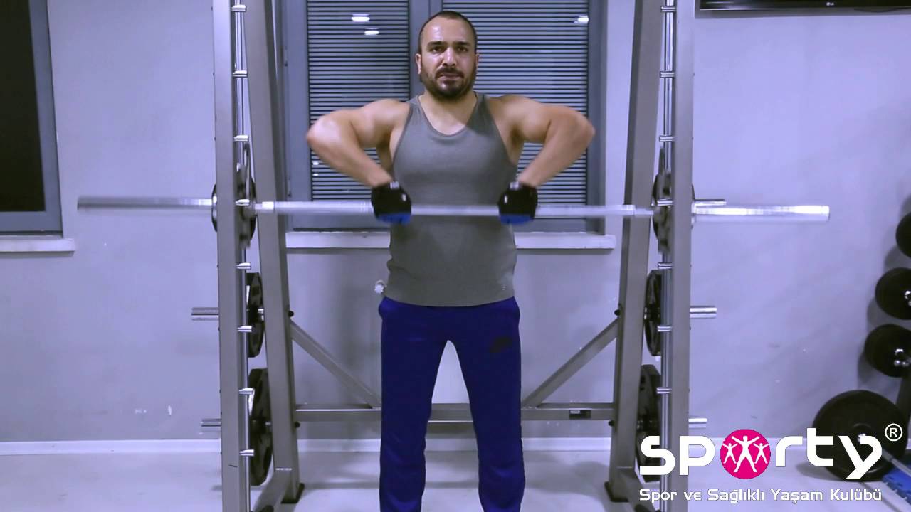 Smith Machine Upright Row - YouTube