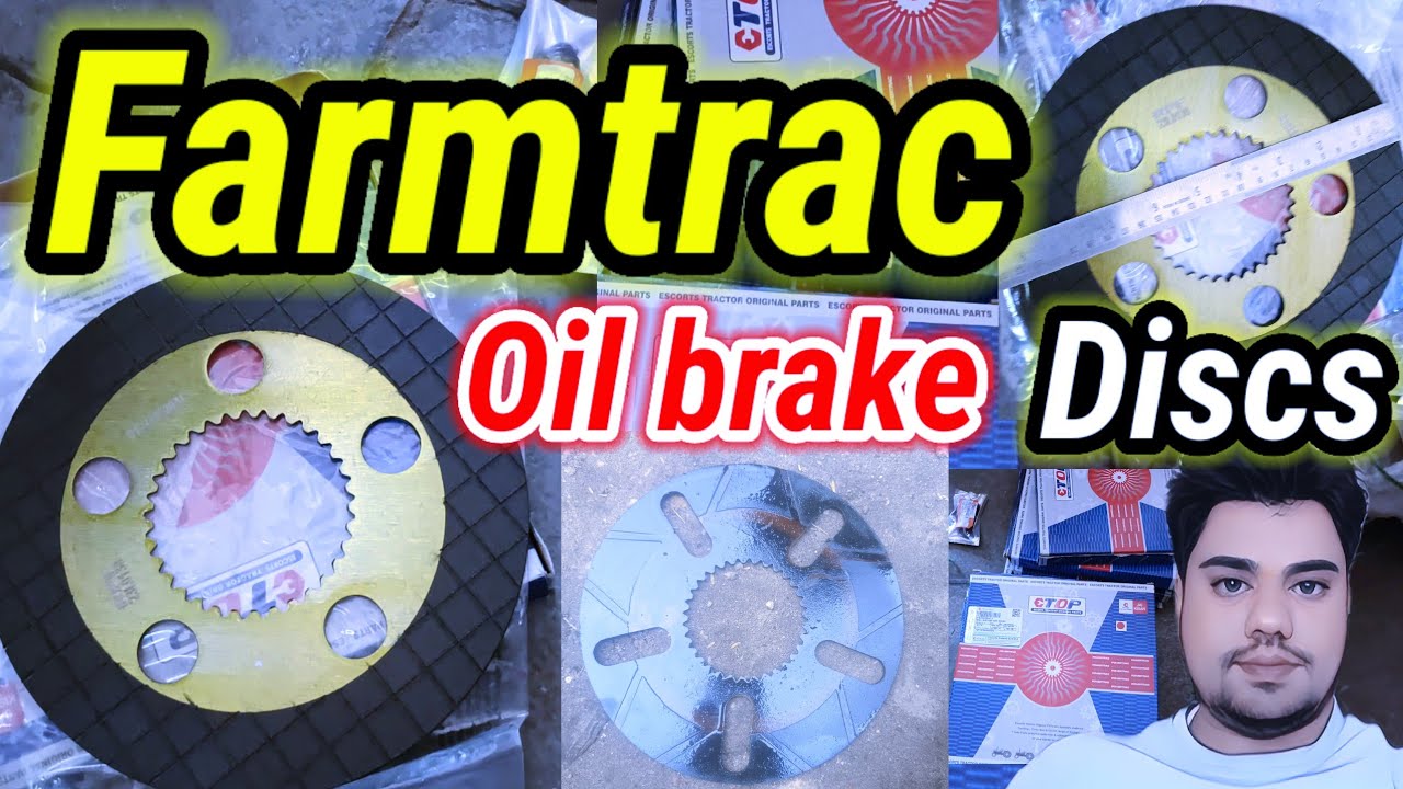 which types of break disc use in farmtrac oil break tractor #Wet break ...