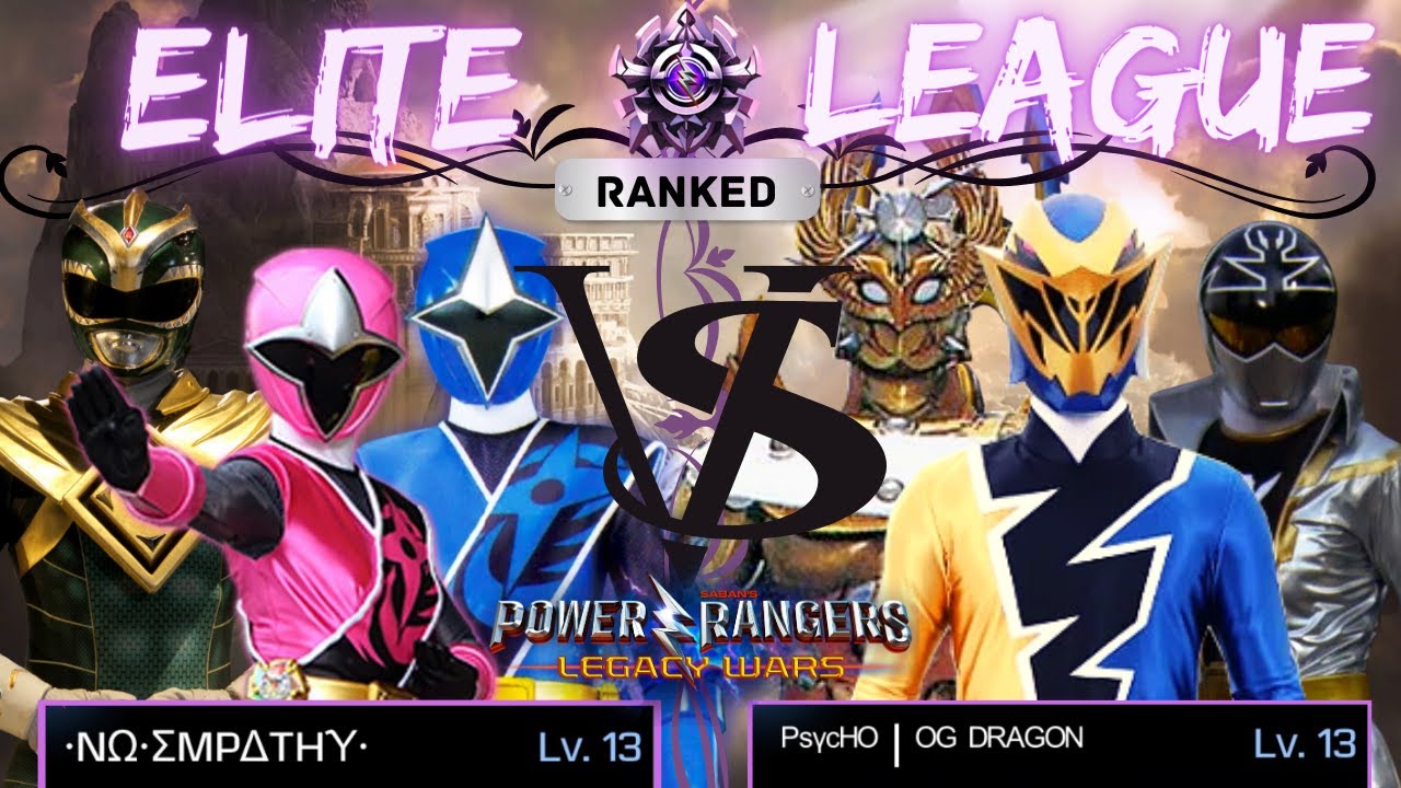 Power Rangers Legacy Wars | Ranked Elite League Battle | Sarah Thompson ...