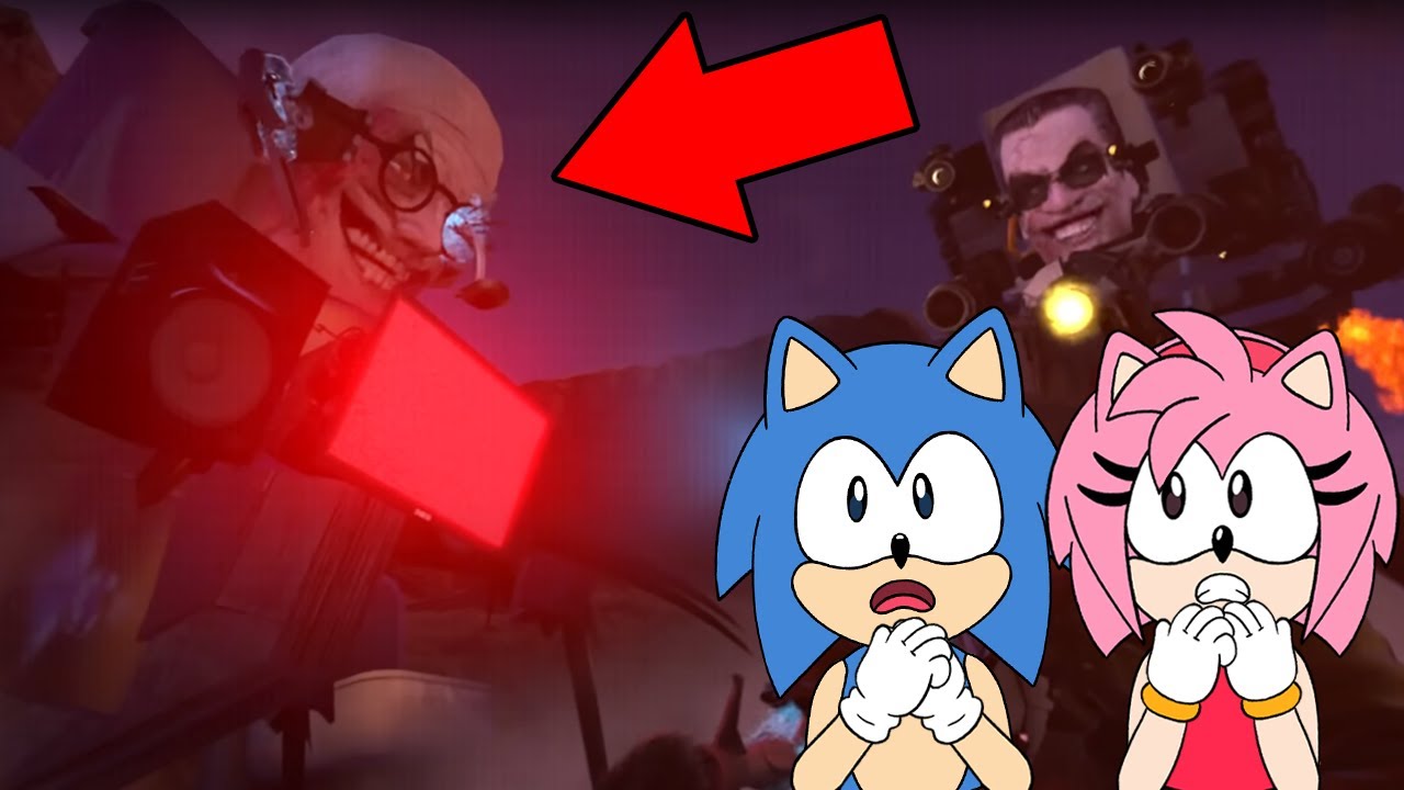 Sonic and Amy watch Skibidi Toilet 67 (Part 2) - YouTube