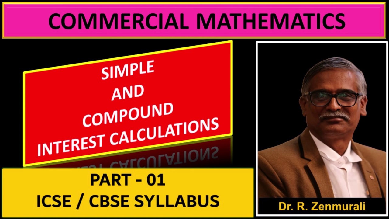 COMMERCIAL MATHEMATICS PART 01 YouTube COMMERCIAL MATHEMATICS PART 01 YouTube