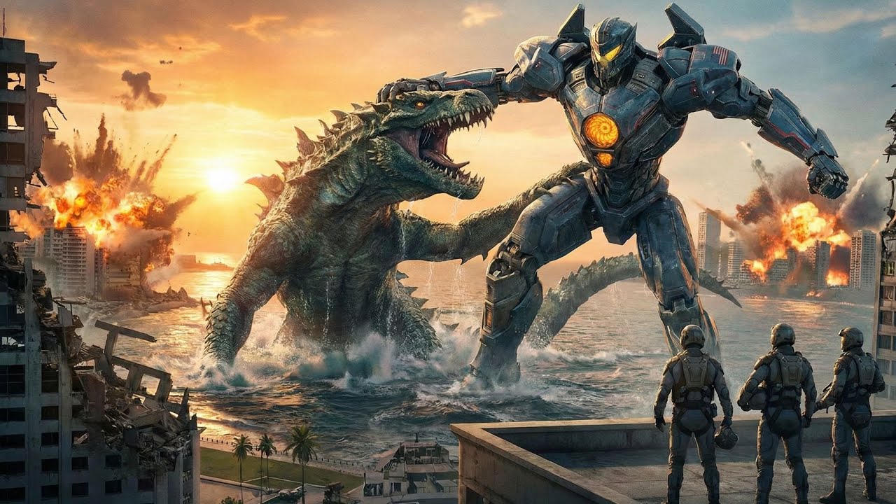 Atlantic Rim (2013) | Robot Raksasa vs Monster Laut | HD | Film Aksi ...