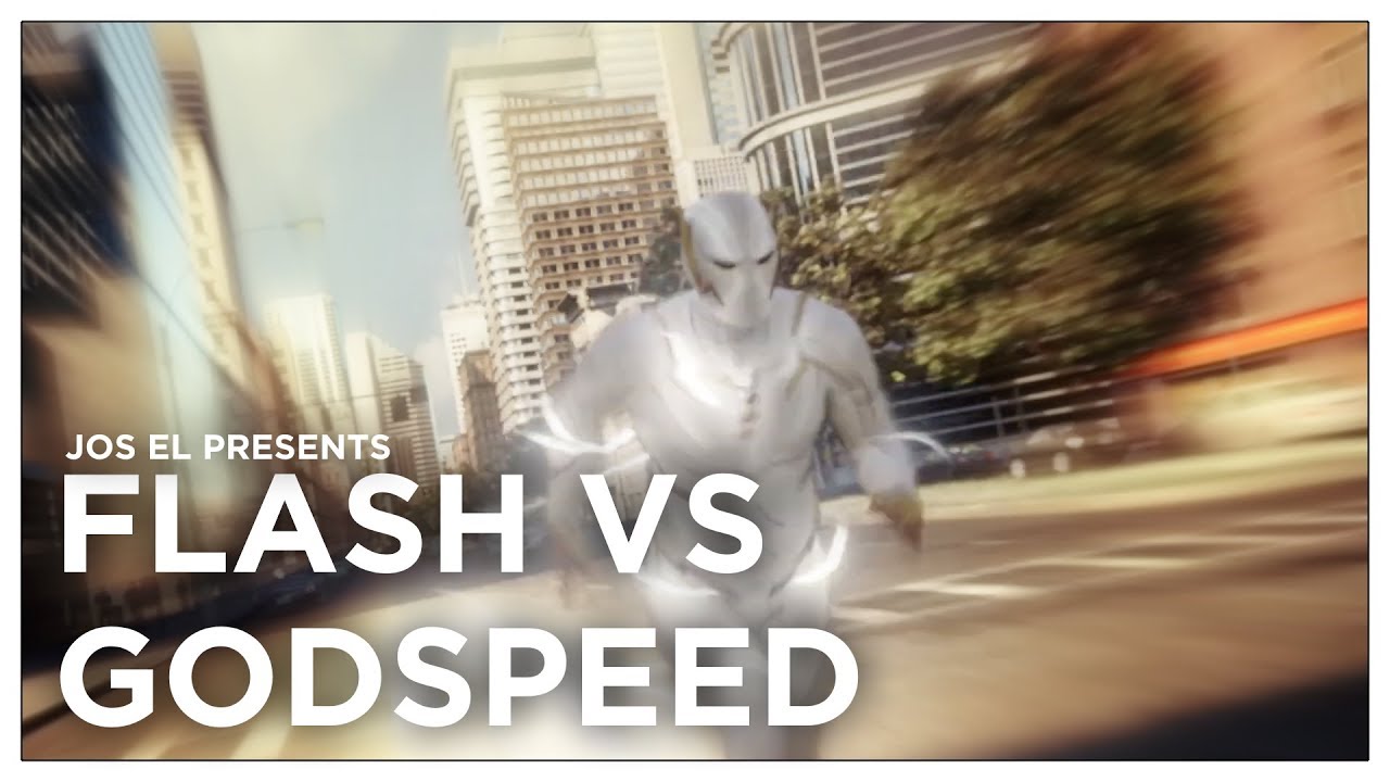 FLASH vs GODSPEED... but it's improved, and color graded | CW's The ...
