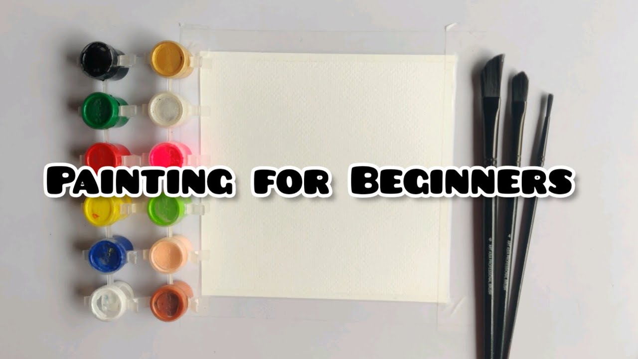 Painting for Beginners | Painting using Dom's colour | Step by Step # ...