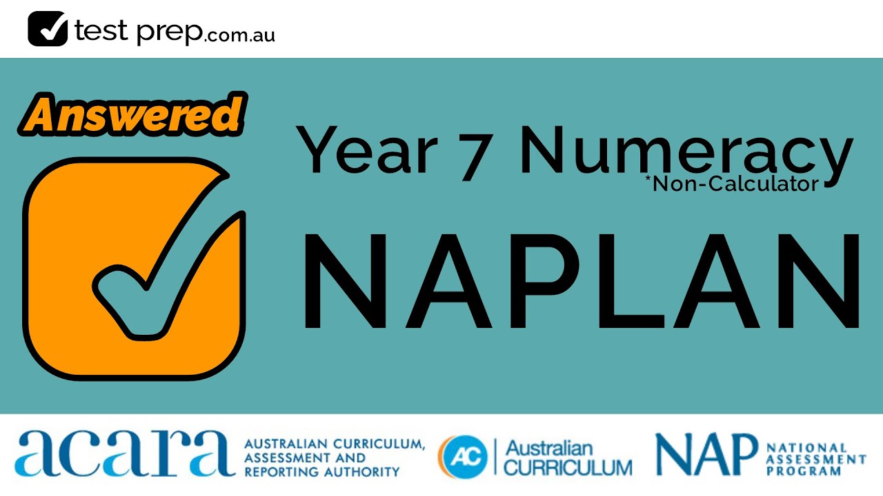 Year 7 NAPLAN Answered And Explained YouTube Year 7 NAPLAN Answered And Explained YouTube