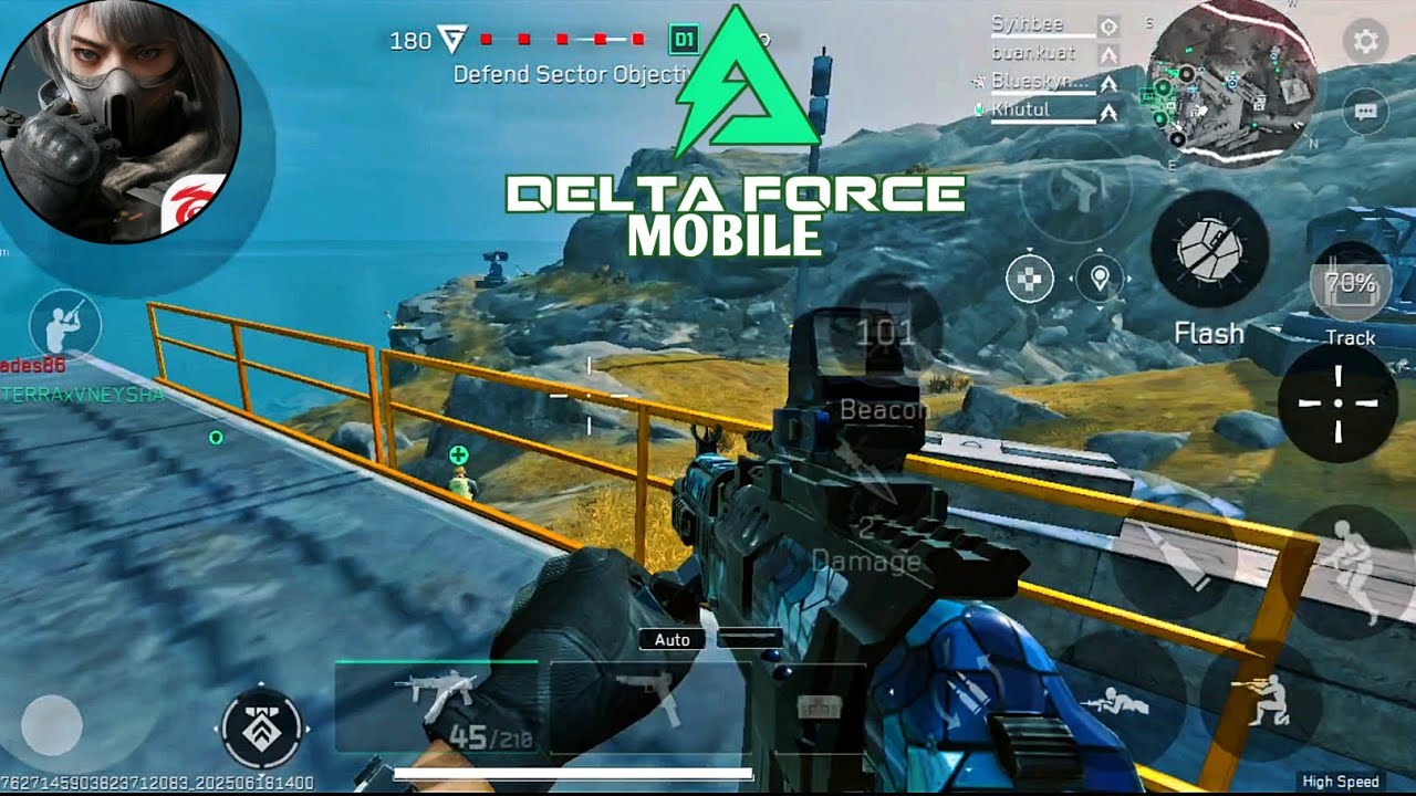 DELTA FORCE MOBILE - TRY YOUR OWN LAYOUT AKS-74 GAMEPLAY WARFARE ...