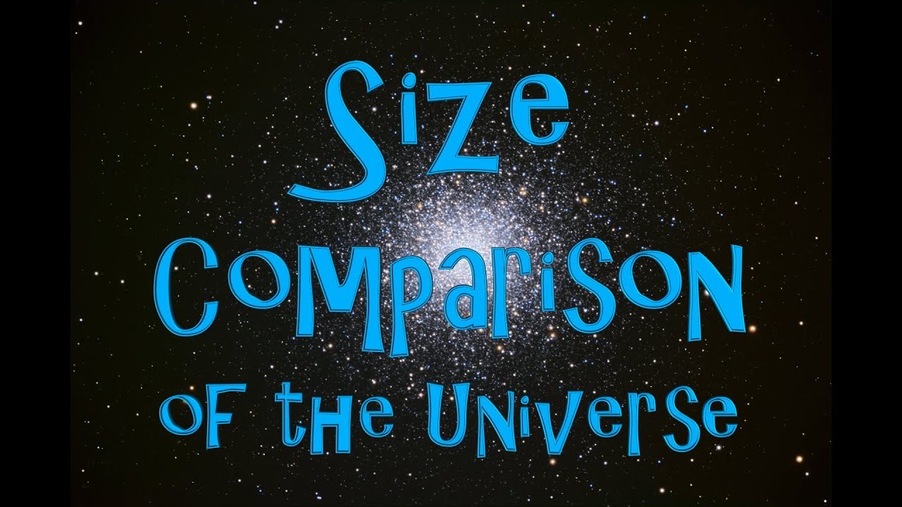 Size Comparison of the Universe (part 2 of 2) - YouTube