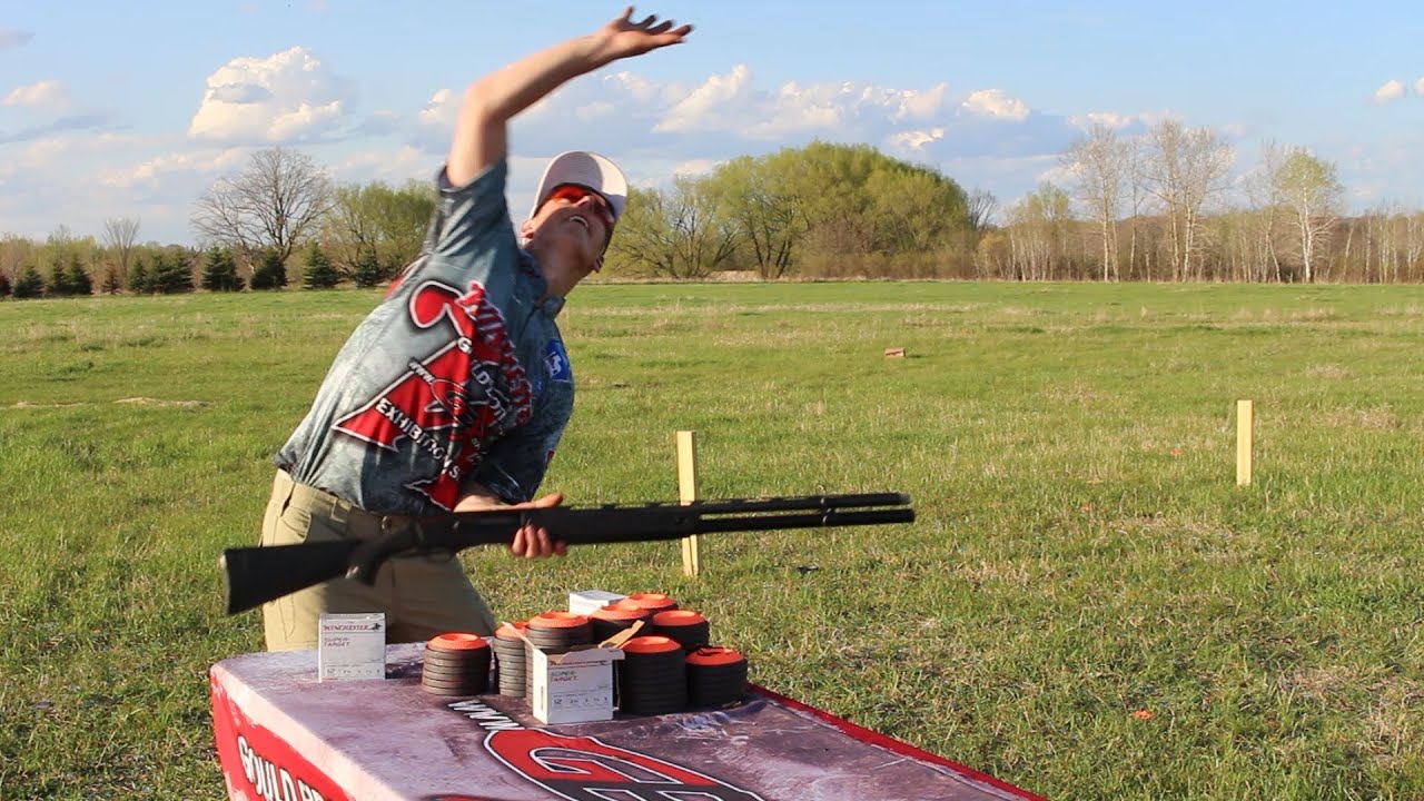 An Incredibly Difficult Way to Shoot 1 Clay Target - Throw & Load - YouTube