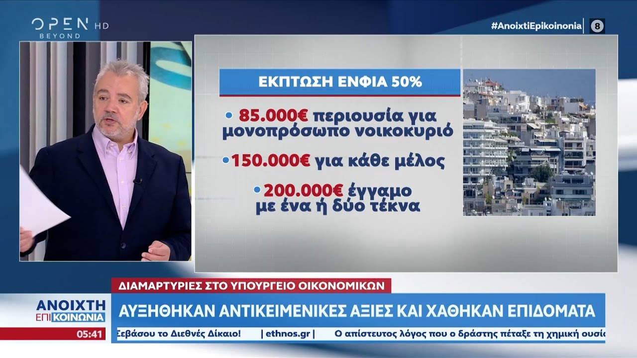 Αυξήθηκαν αντικειμενικές αξίες και χάθηκαν επιδόματα - YouTube