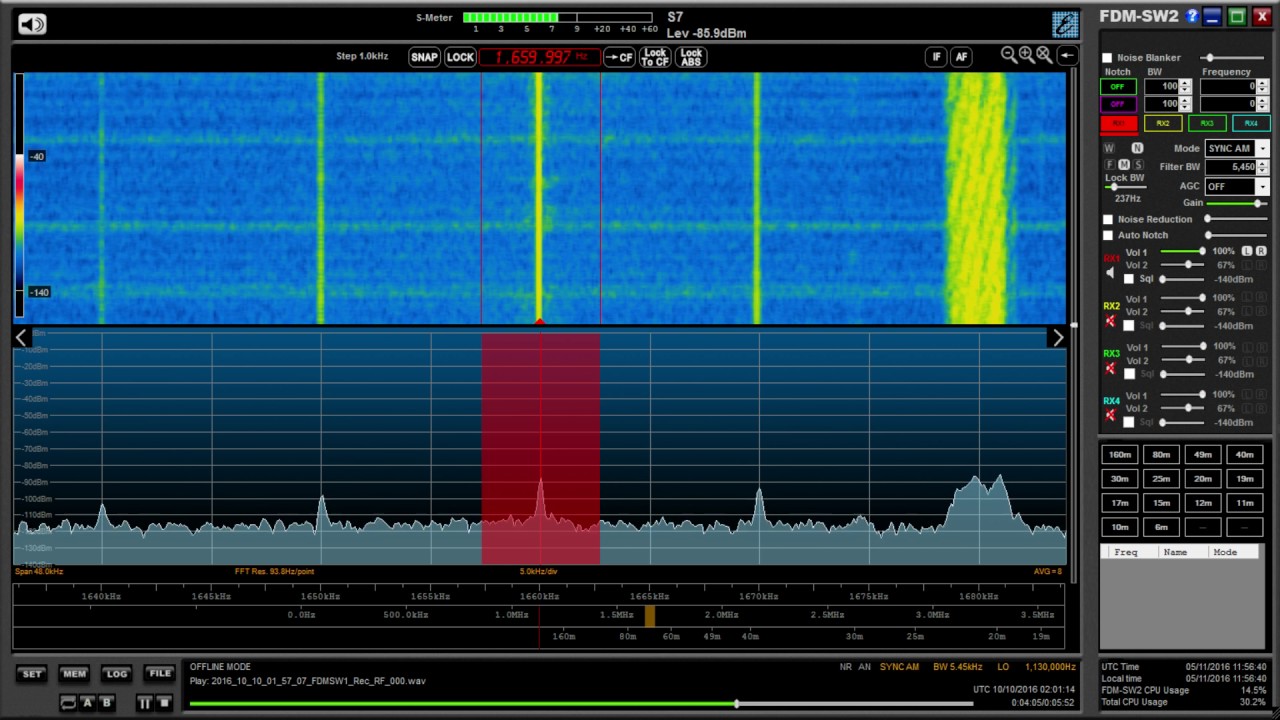MW DX with 200 metre Beverage: WGIT Puerto Rico 1660 kHz, booming ...