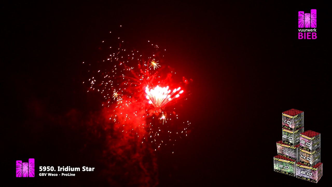 Iridium Star - GBV Weco - ProLine - vuurwerkbieb.nl - YouTube