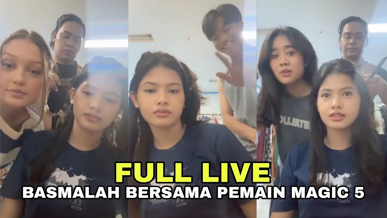 Basmalah Gralind MAGIC 5 Lagi Seru Seruan Di Ruang Makeup - YouTube