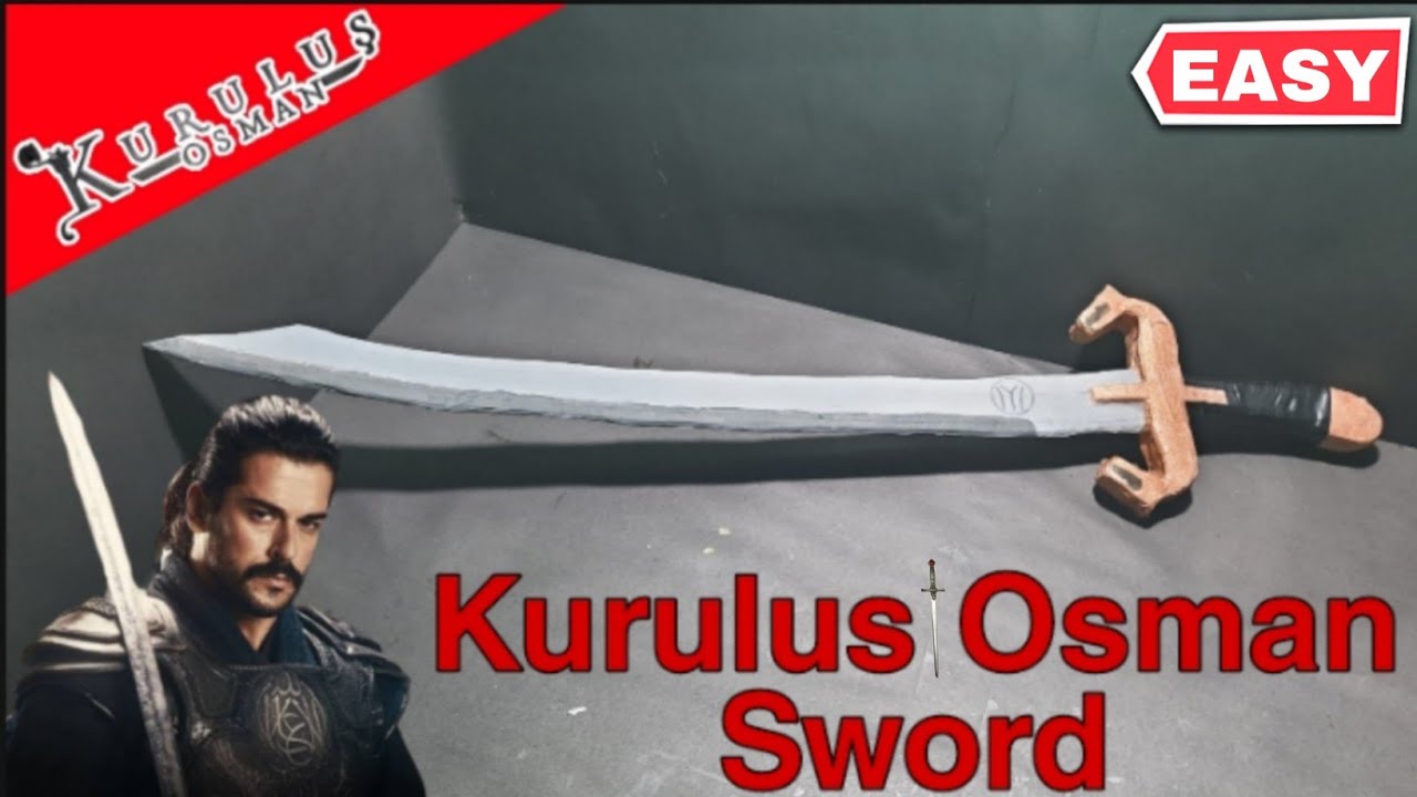 How To Make Osman Gazi Sword with Cardboard | DIY Osman Gazi sword ...