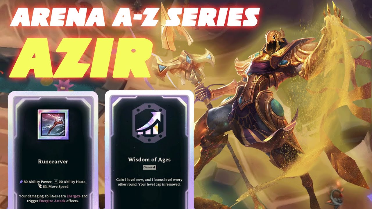 Most INSANE Champion... AZIR!!!! Arena A-Z Series EP. 12 (EPIC COMEBACK ...