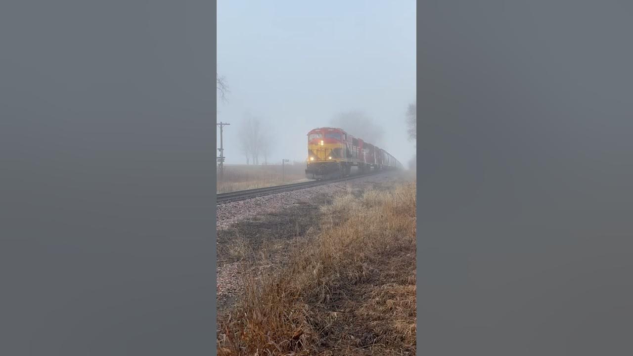 K40 rolling east at Ventura IA with KCS 3961 CP 5041 and CP 2256 bringing up the Head #train # ...