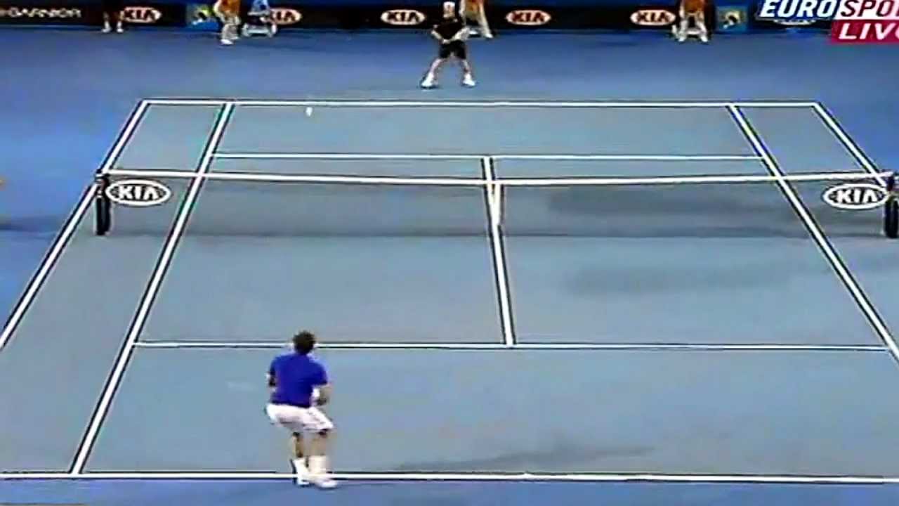Roger Federer - The Best Trick Shot Ever ? (HD) - YouTube