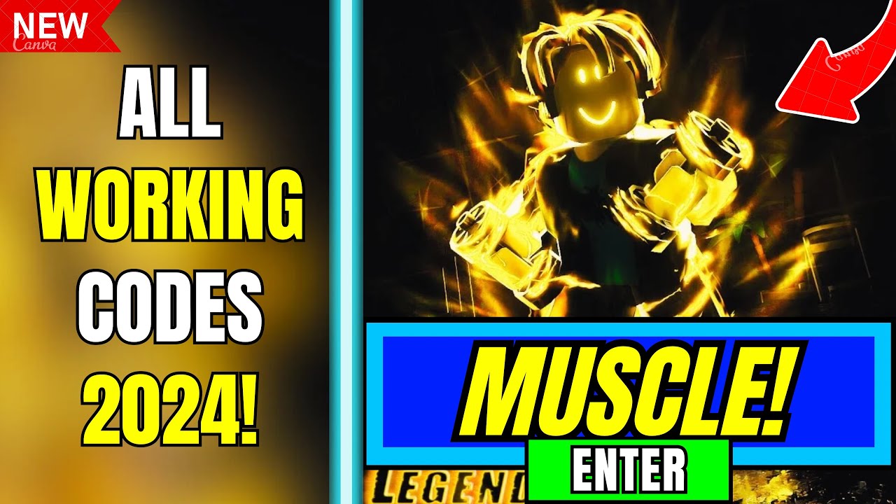 NEW ALL WORKING NEW UPDATE CODES FOR MUSCLE LEGENDS! ROBLOX MUSCLE ...