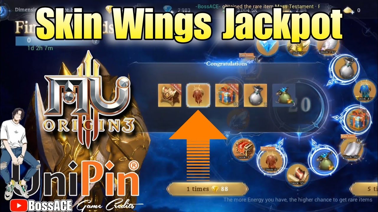 Dimensional Treasure Hunt - Mu Origin 3 swerte nakakuha pa ng Wing Skin ...