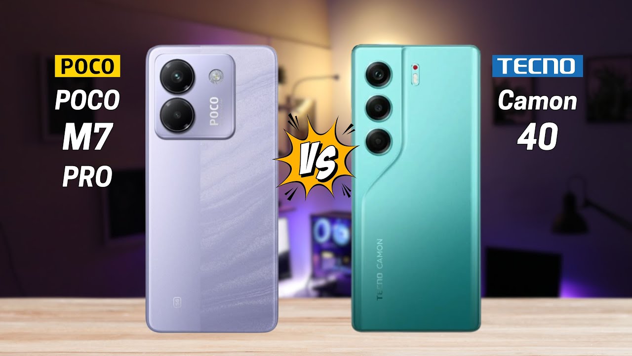Poco M7 Pro vs Tecno Camon 40 - YouTube