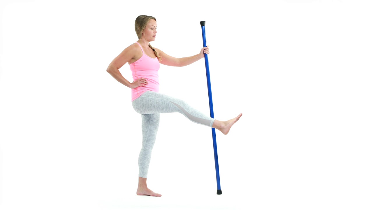 Booyah Stik — How to do a forward kick to help improve balance. - YouTube