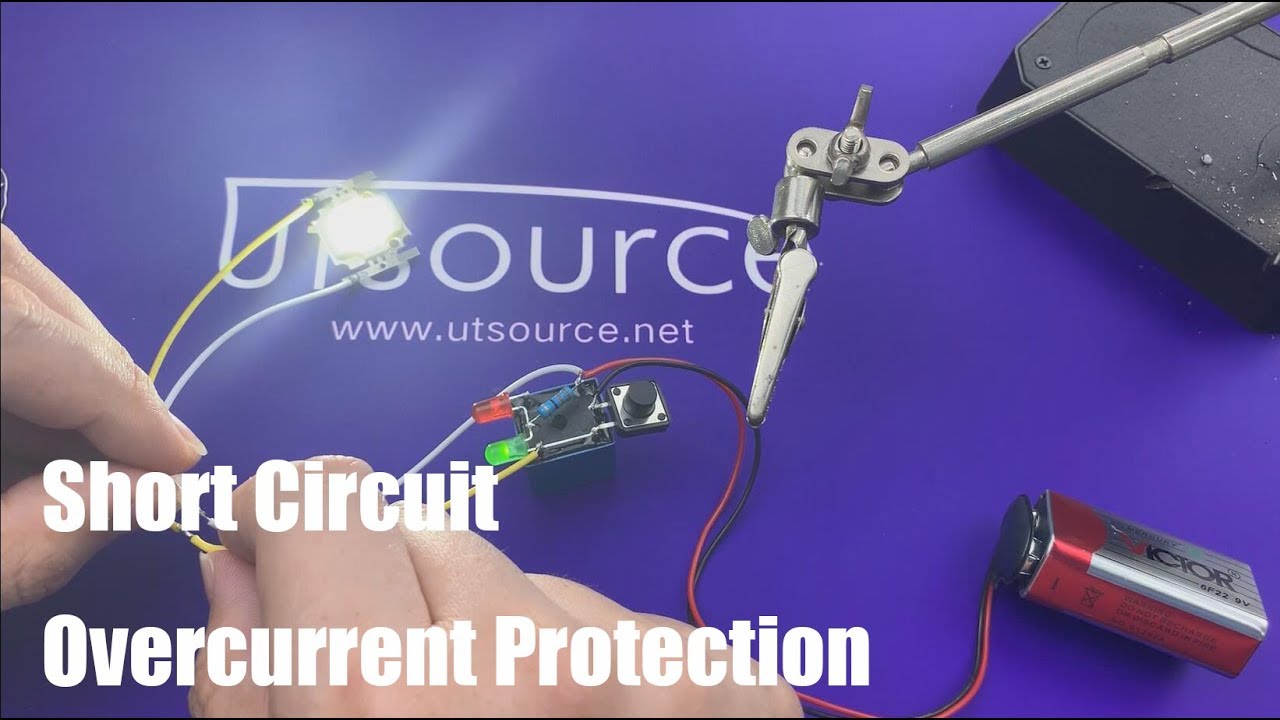 DIY Short Circuit Overcurrent Protection / Utsource - YouTube