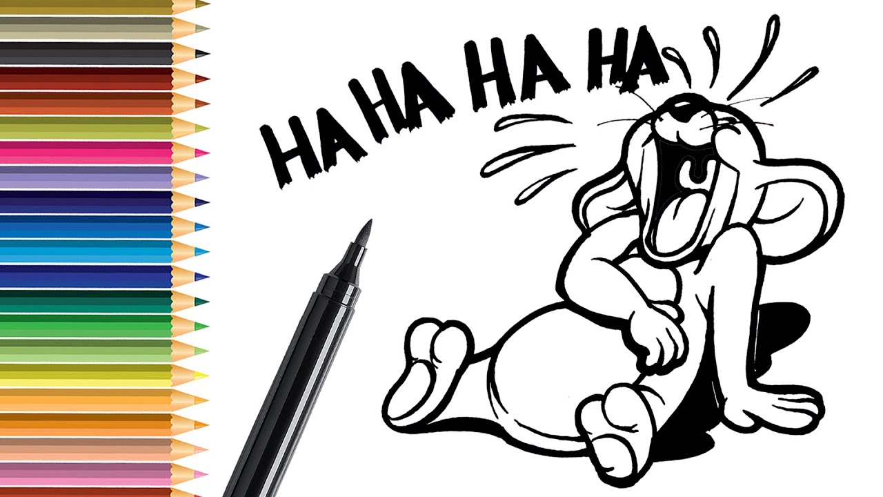 Drawing Hahaha Laugh Jerry - YouTube