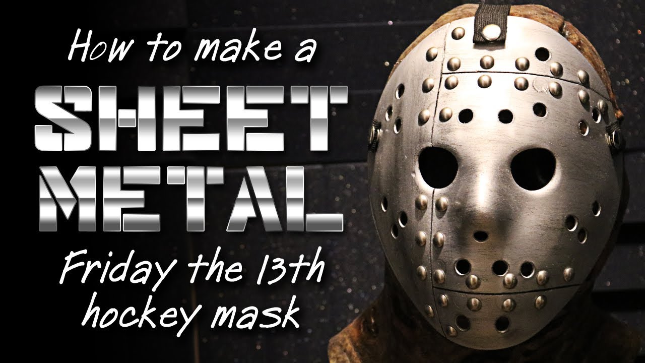 How to Make a "Sheet Metal" Jason Mask - Friday the 13th DIY Tutorial ...