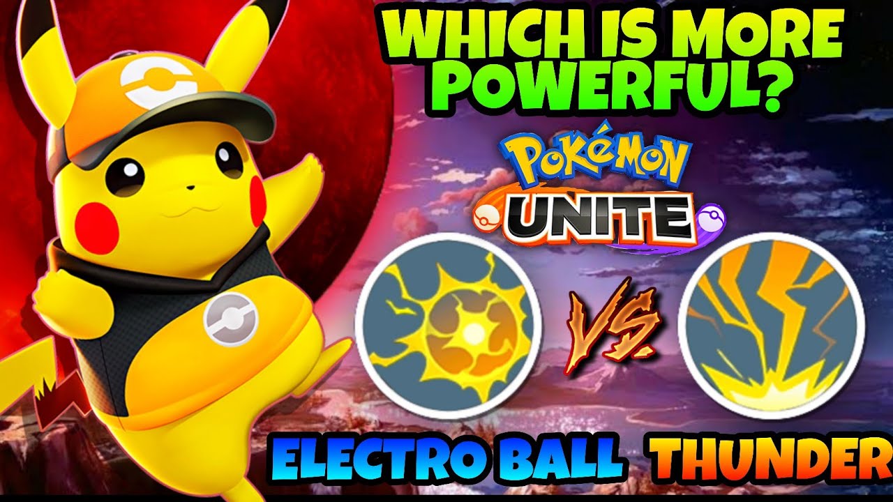Pikachu's Electro Ball vs Thunder Which One is More Powerful in Pokemon ...