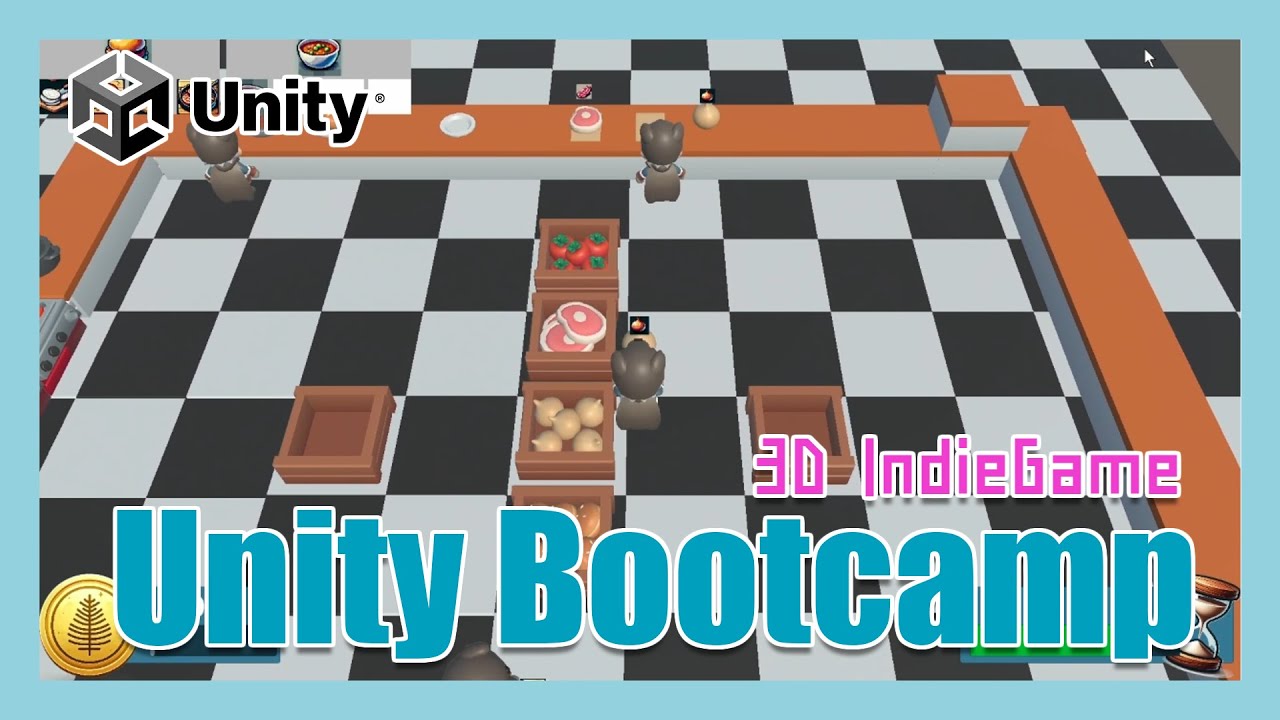 [Cooperative Cook] Unity Boot Camp 5 - Indie game production #unity #bootcamp #3dgames #monstera ...