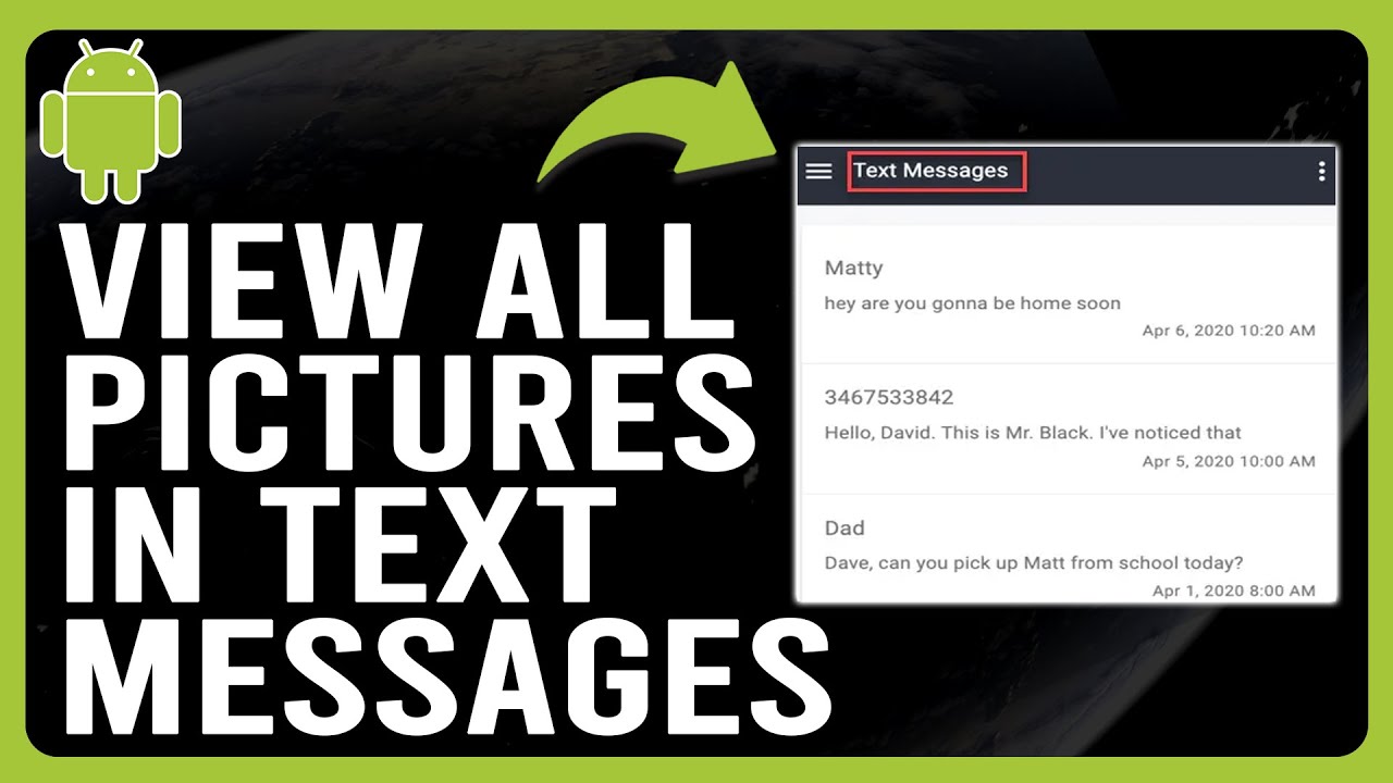 How To View All Pictures In Text Messages Android How To Find All How To View All Pictures In Text Messages Android How To Find All